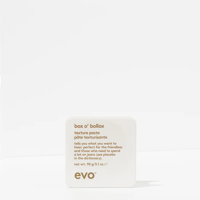 evo Box O' Bollox Texture Paste 90g – SUBLIME HAIRDRESSING