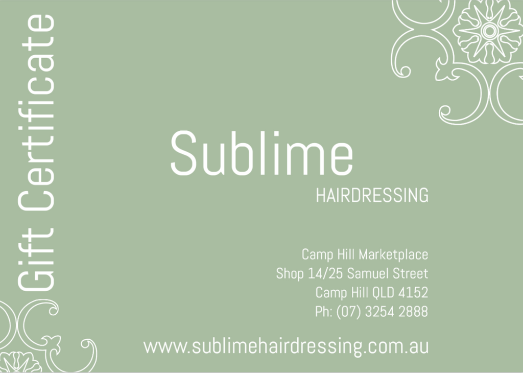 Sublime $200 Gift Voucher (Hard Copy Voucher - Delivered by Post ...